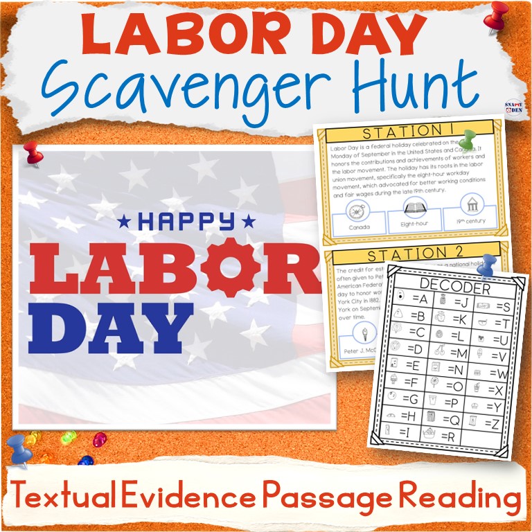 Pumpkin Day Scavenger Hunt Reading Comprehension Passages Textual ...