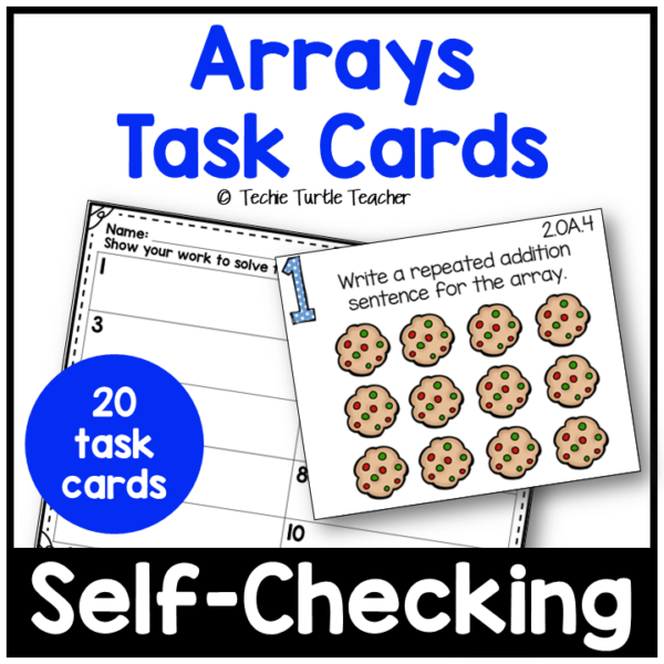 Math Review Task Cards - Arrays & Repeated Addition | Made By Teachers