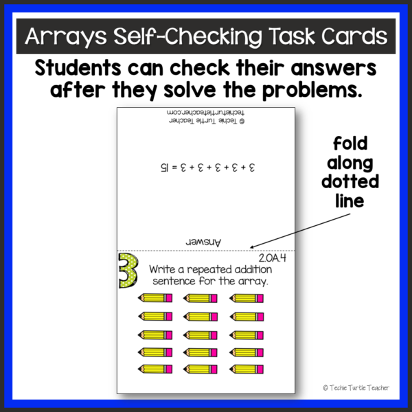 Math Review Task Cards - Arrays & Repeated Addition | Made By Teachers