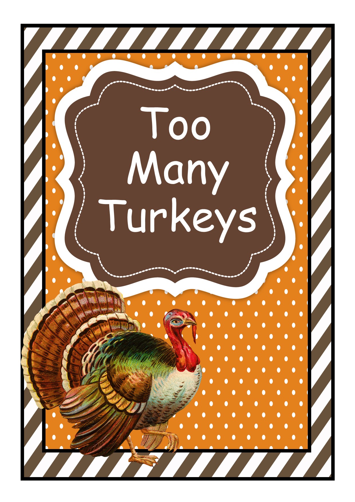 Too Many Turkeys Problem & Solution Retell Main Idea Retell Vocabulary ...
