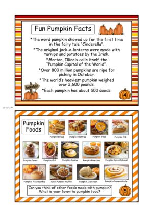 Pumpkin Facts Mini Book Reading Comprehension - Made By Teachers