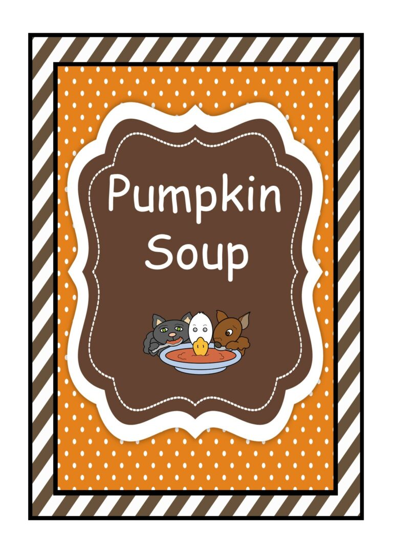 Pumpkin Soup Retell Problem & Solution Vocabulary Summarize Predict ...
