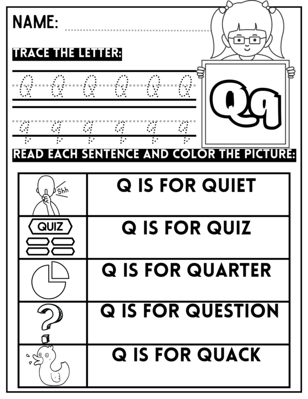 1st grade Alphabet Letter Fluency Sentences to Teach Beginning Sounds ...