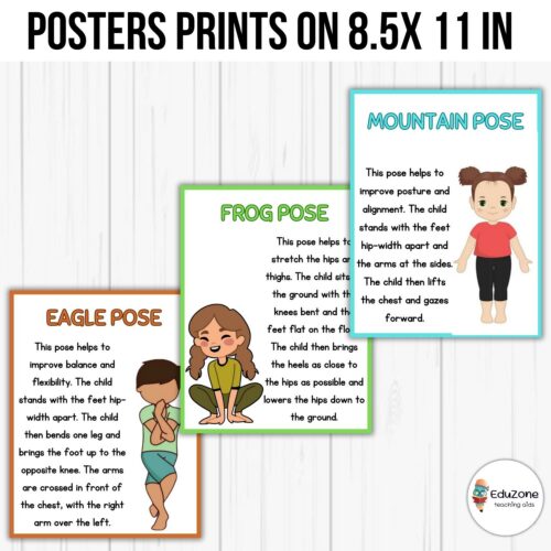 Yoga Cards and Posters: with 20+ Poses for Fun and Strength, and ...