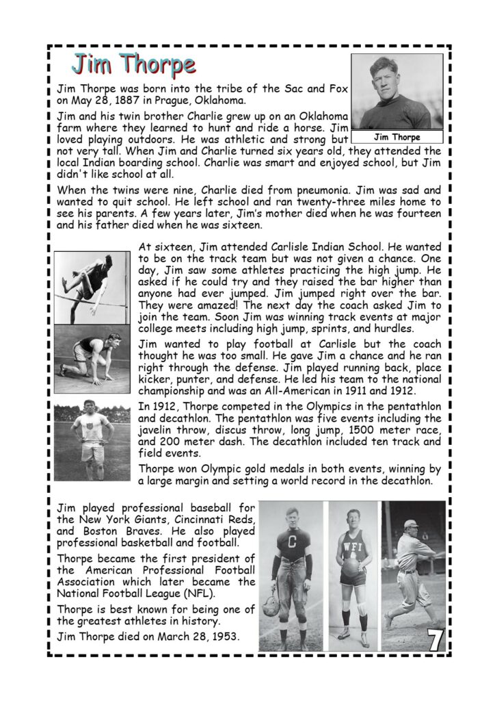 Native Americans Who Made a Difference in History! Reading ...