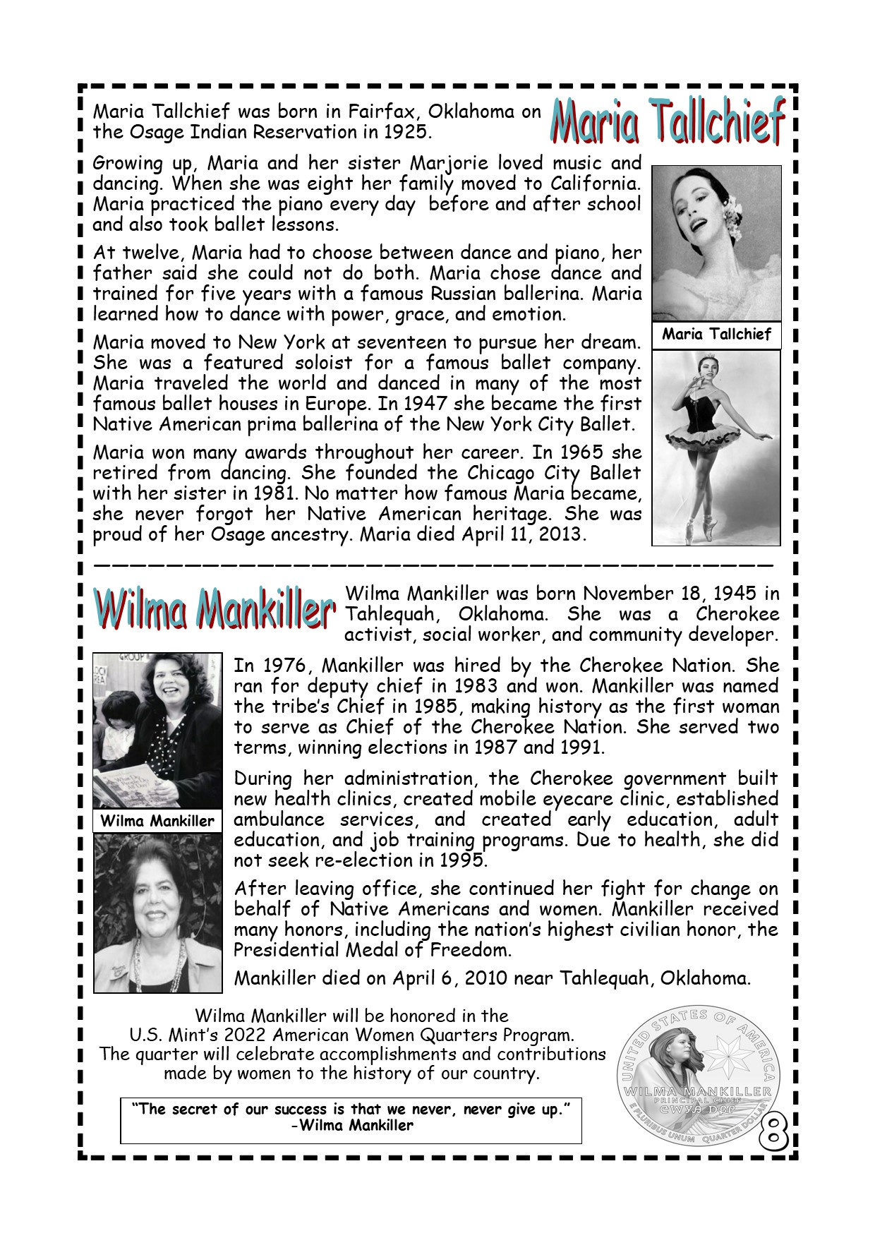 Native Americans Who Made a Difference in History! Reading ...