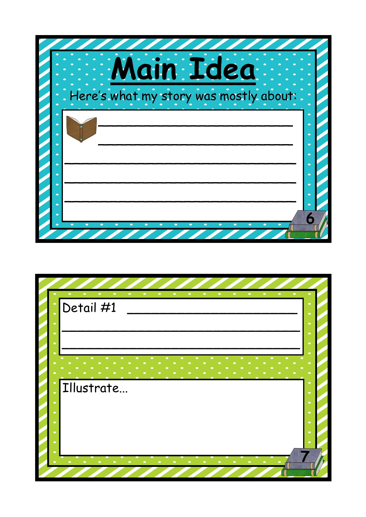 Main Idea & Details Comprehension Activities | Made By Teachers