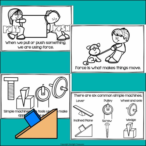 Simple Machines Mini Book for Early Readers: Physical Science, Simple ...
