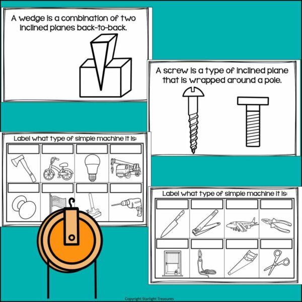 Simple Machines Mini Book for Early Readers: Physical Science, Simple ...