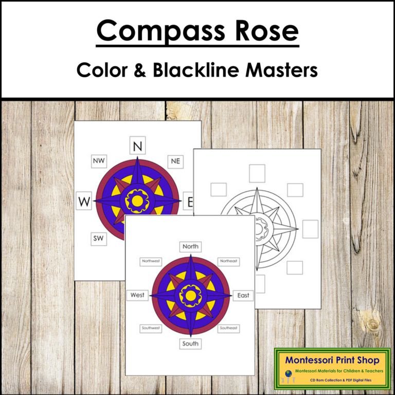 FREE Compass Rose Printables - Made By Teachers