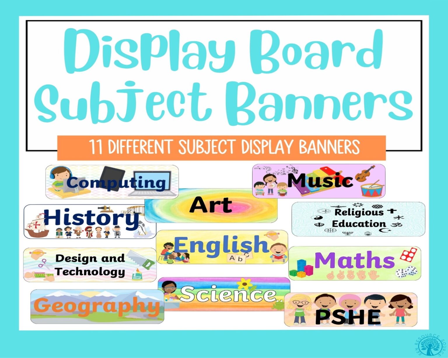 Subject Display Banners | Made By Teachers