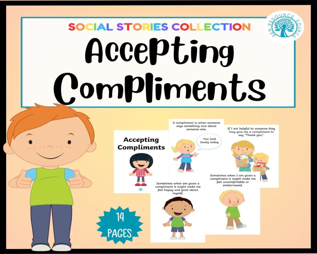 Accepting Compliments Social Story - Made By Teachers