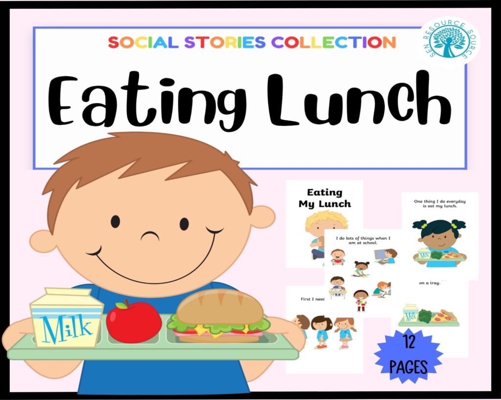 Eating my Lunch Social Story - Made By Teachers