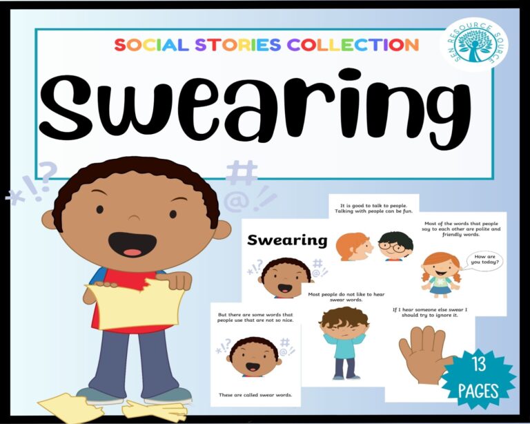Swearing Social Story - Made By Teachers