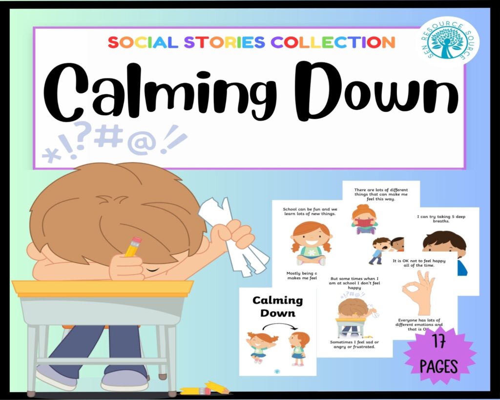 Calming Down Social Story - Made By Teachers