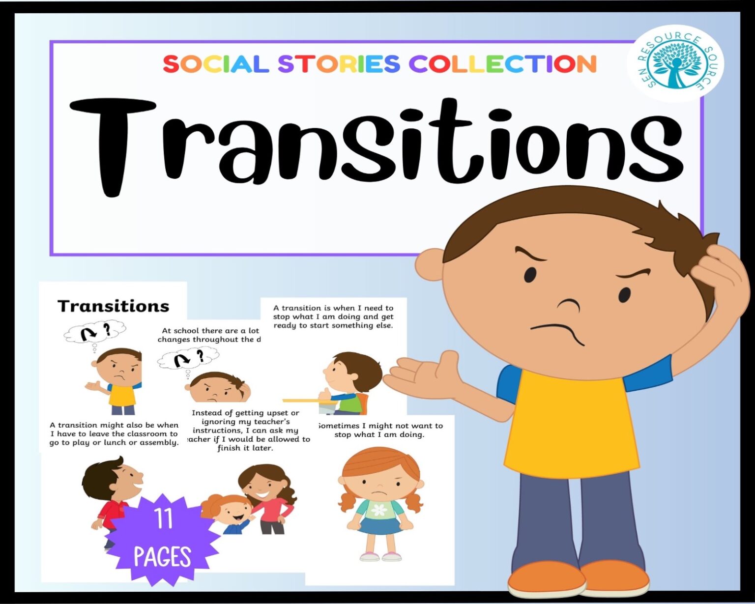 Transitions Social Story - Made By Teachers