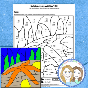 2nd Grade - Color by Number Addition & Subtraction | No-Prep | Math ...