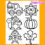 Directed Drawing October Fall Pumpkin Truck Leaf Squirrel Dog Learn How ...
