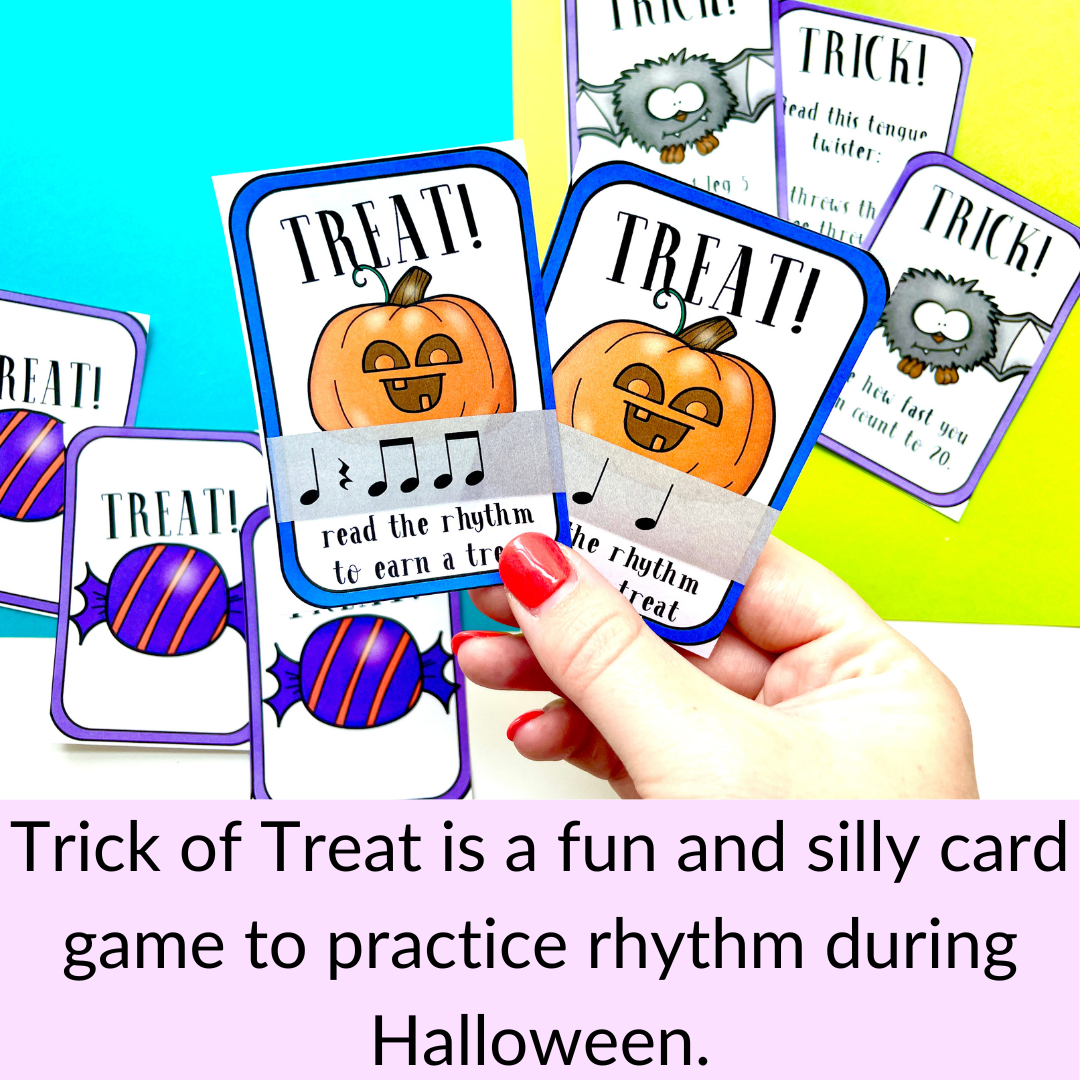 TiTika + TikaTi Trick or Treat Halloween Rhythm Game for Music Lessons ...