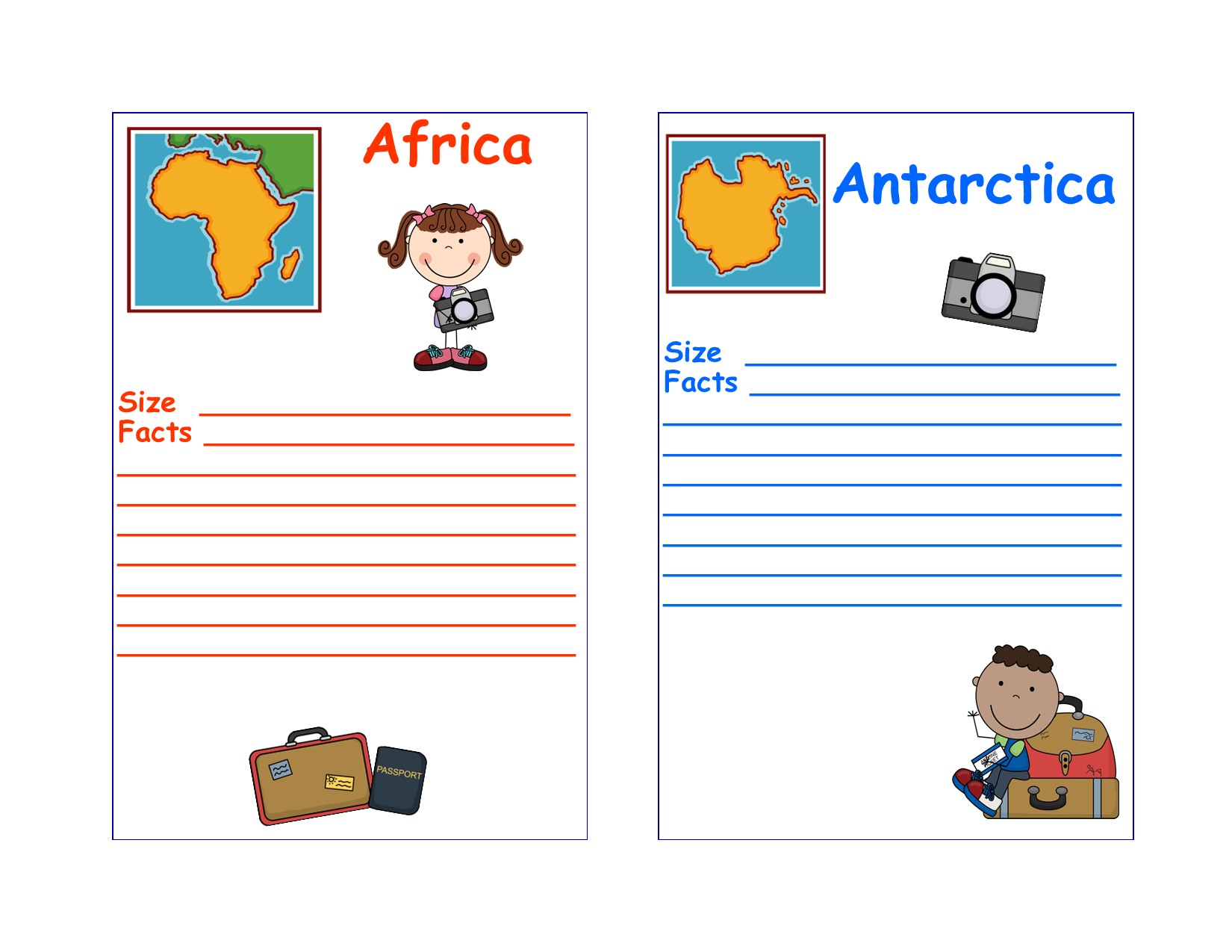 Taking a Vacation: A Passport to Visit the Seven Continents | Made By ...