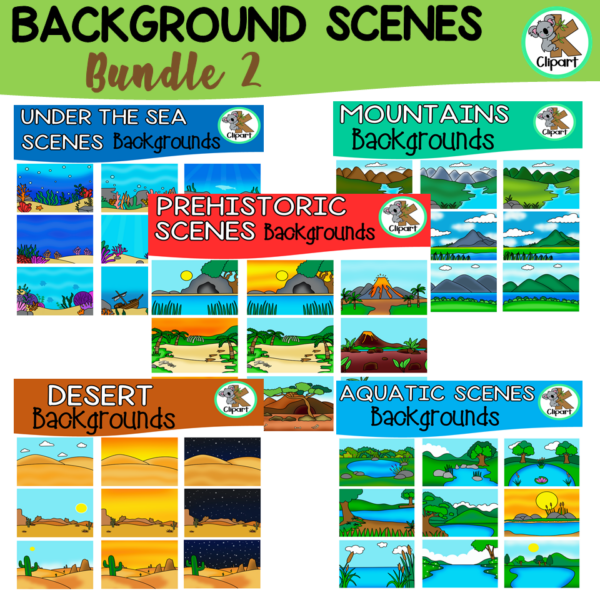 Background Scenes BUNDLE 2 | Made By Teachers