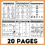 Fall Fun Busy Work Packet 1st grade Morning worksheets | October ...