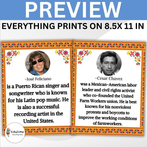 Hispanic Heritage Month Posters Classroom Decor That Celebrates ...