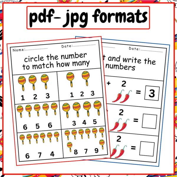 Hispanic Heritage Month math Activities | math activities worksheets ...
