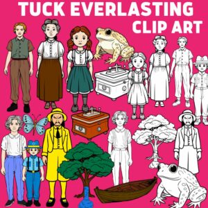 Tuck Everlasting Clip art (Novel Study) (COMMERCIAL USE) | Made By Teachers