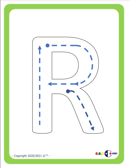 Tracing and Coloring Letter Fun Worksheets-Alphabet Big Tracing - Made ...