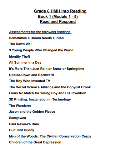 Read and Respond Activity Pack - myView Literacy 3 Unit 2 | Made By ...