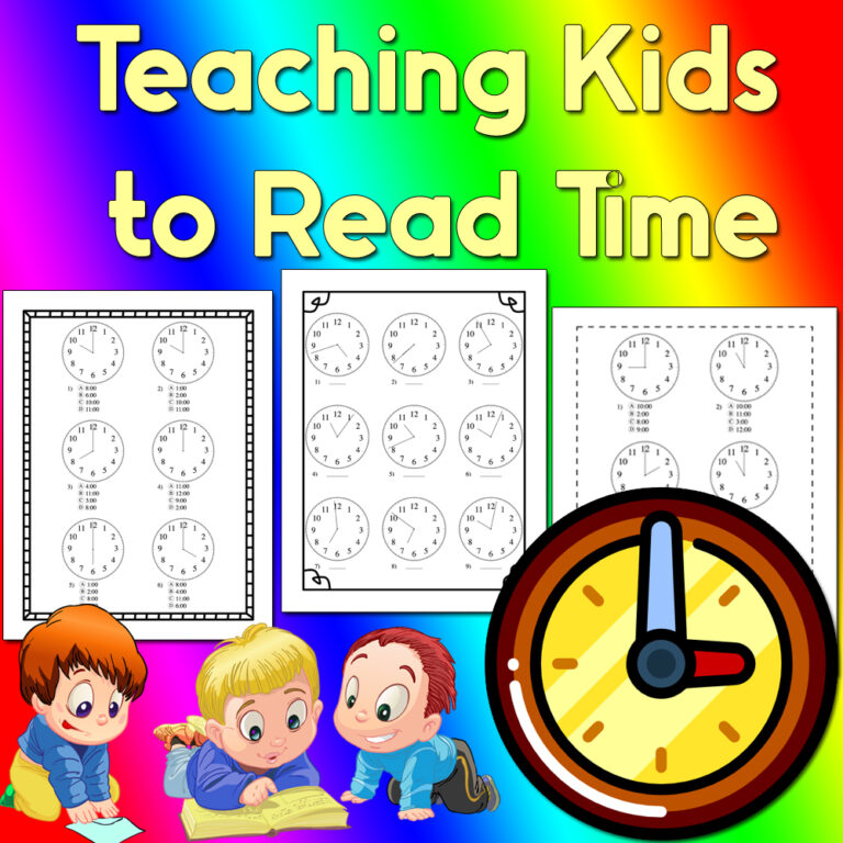 Telling Time Worksheets, Teaching time, Practice Reading Clock - Made ...