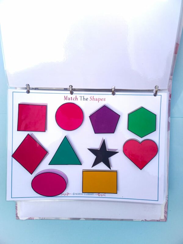 Toddler Busy Book Activity Binder Learning Folder Activities Homeschool ...