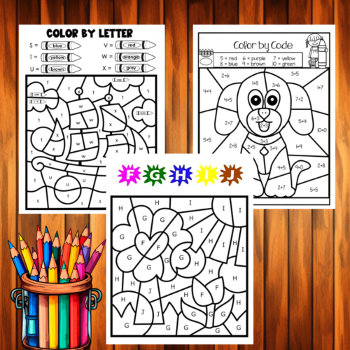 Color By Code Decodable Phonics Worksheets - Made By Teachers