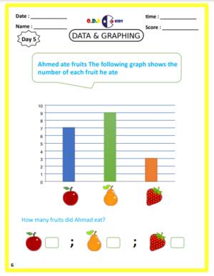 Data and Graphing Worksheets for Grades 1-2: Nurturing Analytical ...