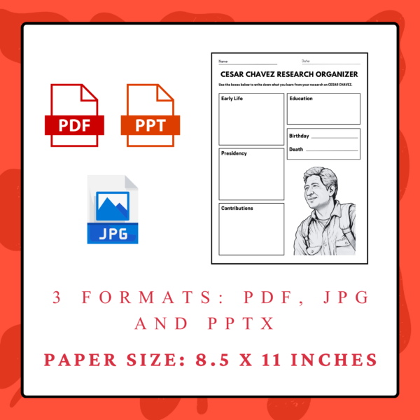 Cesar Chavez - Reading Comprehension Pack | Hispanic Heritage Month ...
