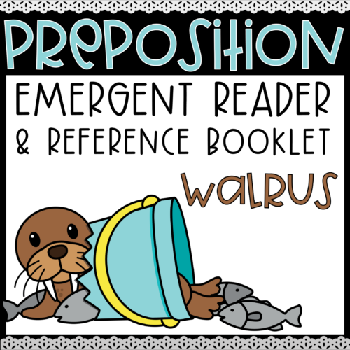 Zoo Walrus Prepositions Emergent Reader Reference Guide Zoo ...