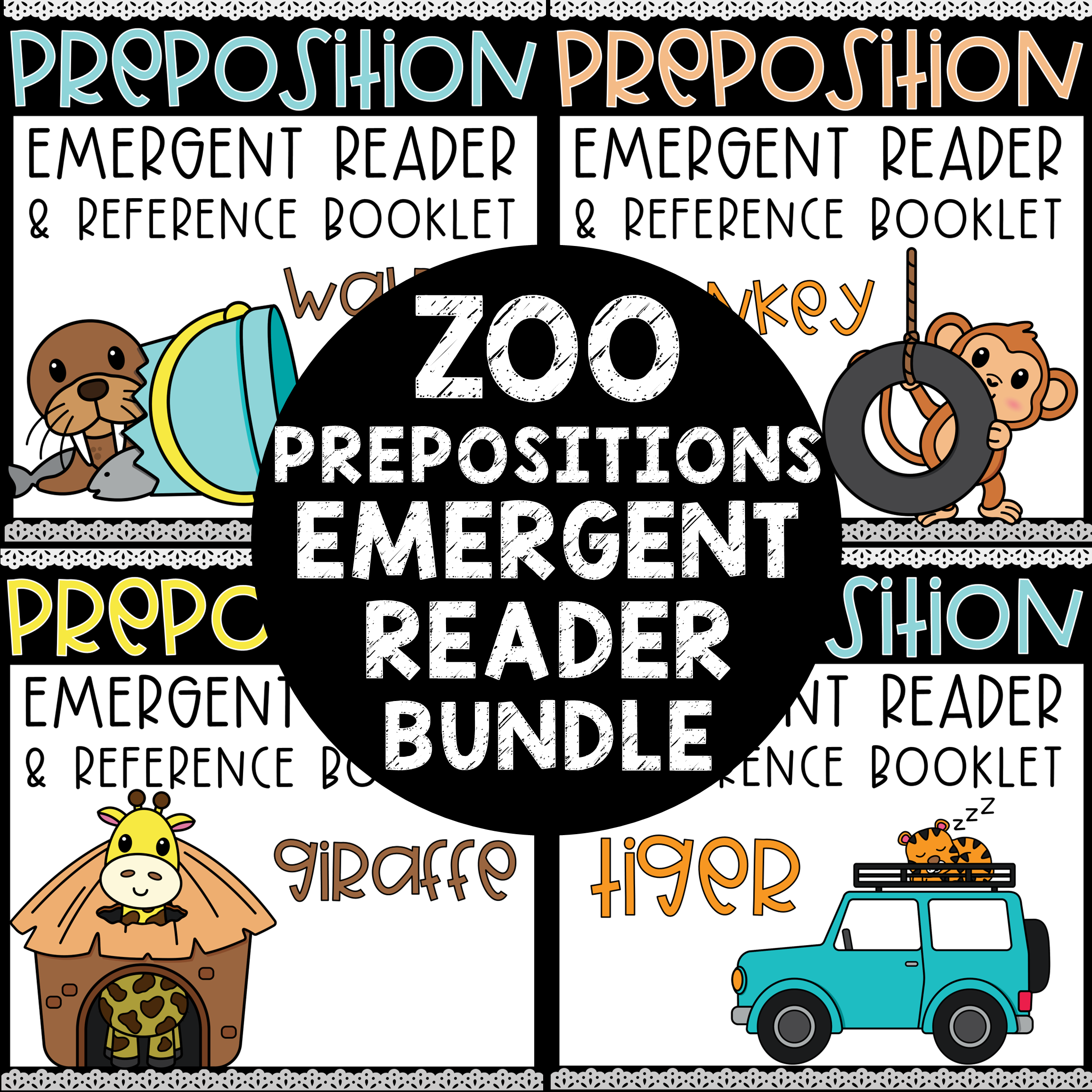 ROOSTER Farm Prepositions Emergent Reader Reference Guide Farm ...