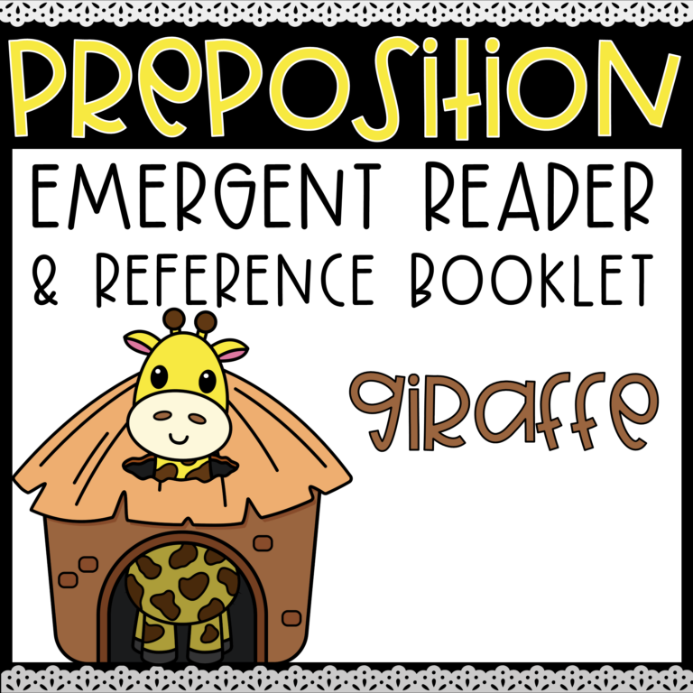 Zoo Prepositions Emergent Reader BUNDLE Zoo Positional Words - Made By ...