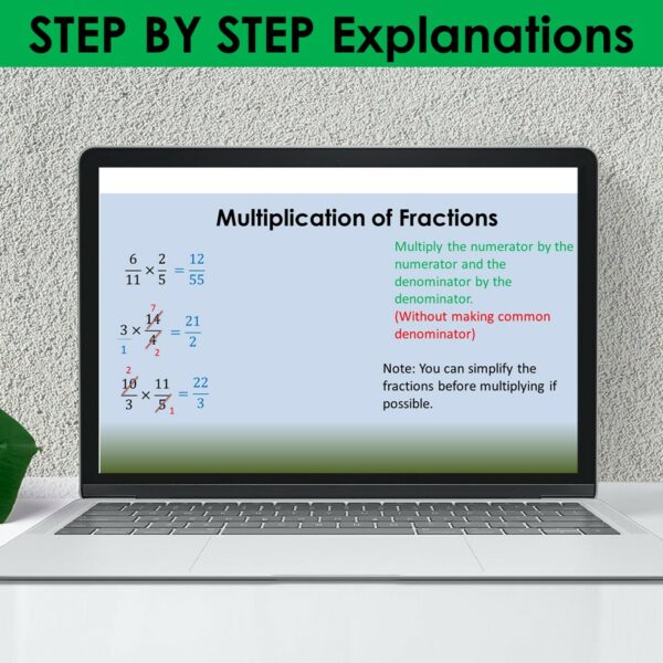 Fractions PowerPoint Presentation Lesson Middle School - Made By Teachers