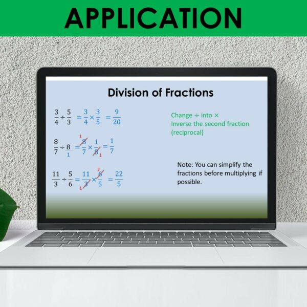 Fractions PowerPoint Presentation Lesson Middle School - Made By Teachers