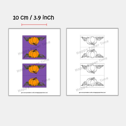 Pumpkin treat bag topper Printable Halloween Coloring Activity Craft ...