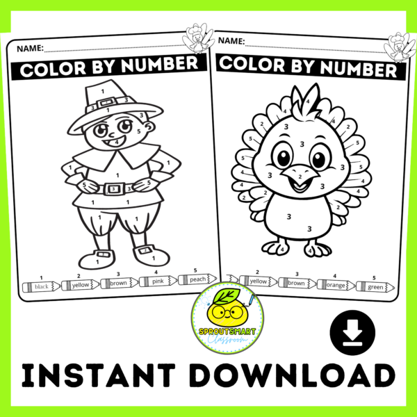Thanksgiving Fun Busy Work Packet 1st grade Morning November Worksheets ...