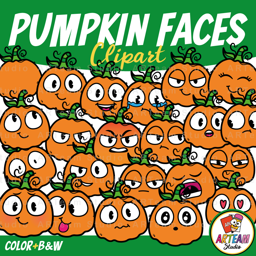 [FREEBIE] Rainbow Pumpkin Clipart | Fall Clipart [ARTeam Studio] | Made ...