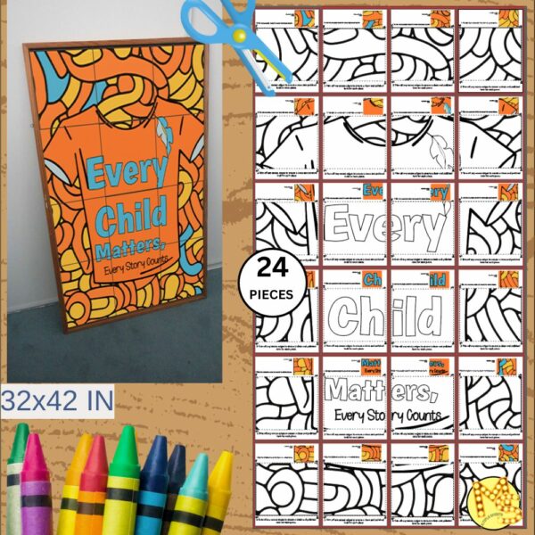 Orange Shirt Day - Every Child Matters" Collaborative Poster Mural ...