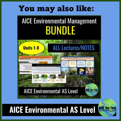 Analyzing Graphs AICE Environmental Management AS Practice/Assessment ...