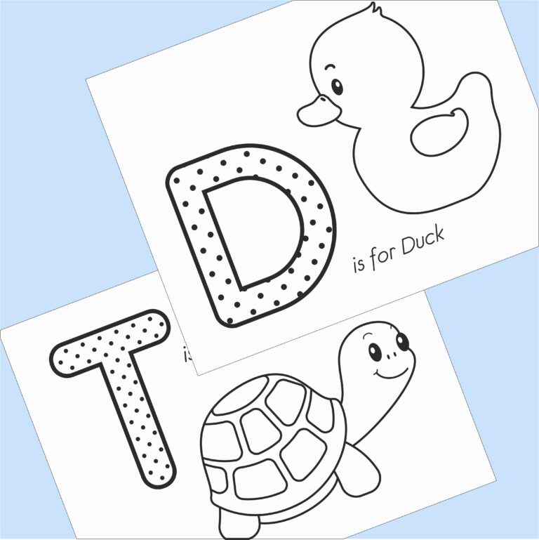 Printable Alphabet Coloring Pages Worksheets for kids, toddlers ...