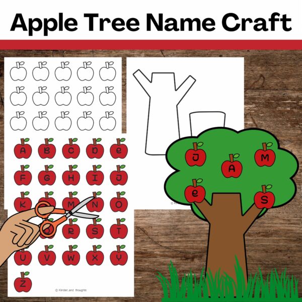 Fall Bulletin Board Apple Tree Name Craft | Made By Teachers