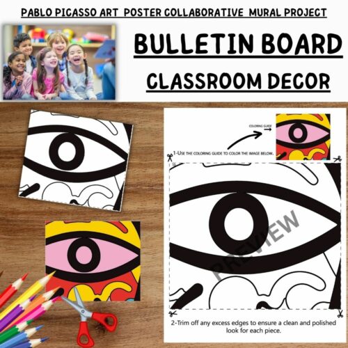 Pablo Picasso Art Collaboration Poster Art Project Craft Mural Project ...