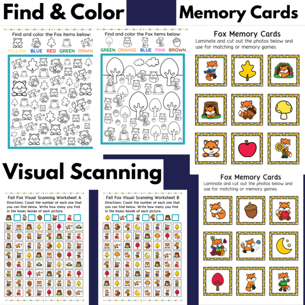 Fox OT and Visual Perceptual Packet | Made By Teachers